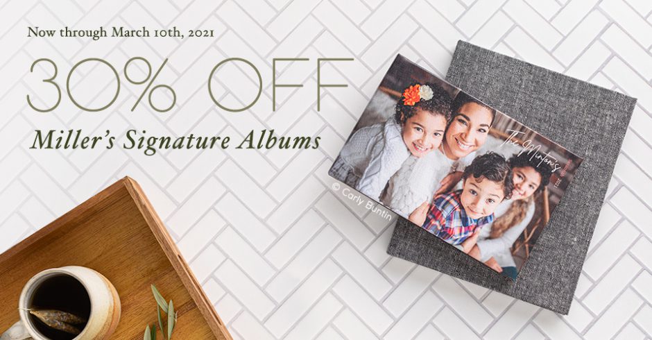 Sale: 30% off Miller’s Signature Albums « Blog :: Miller's Professional ...